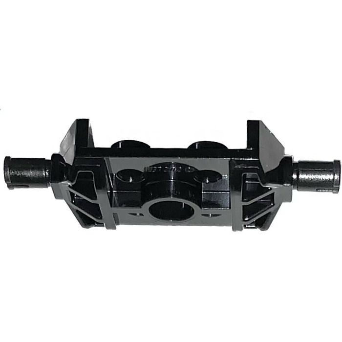 LEGO Black Plate 2 x 2 with Wide Wheel Holders (Reinforced) (11002 / ...