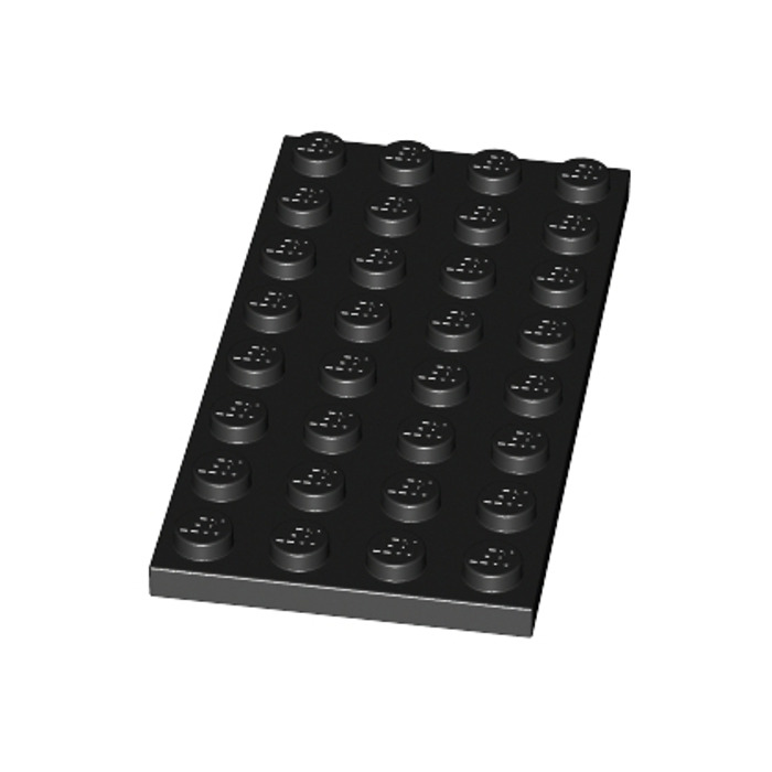 LEGO Black Plate 4 x 8 (3035) | Brick Owl - LEGO Marketplace