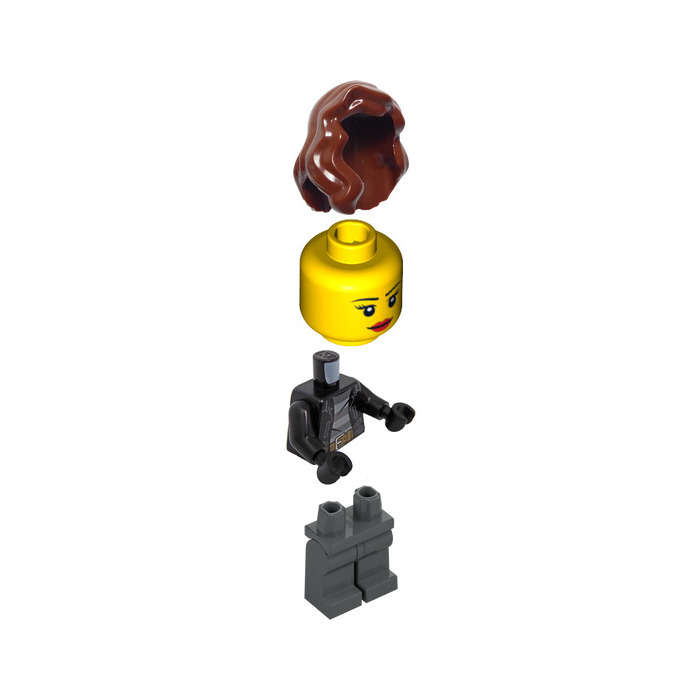 LEGO Black Prisoner Escapee Helper (Female) Minifigure | Brick Owl