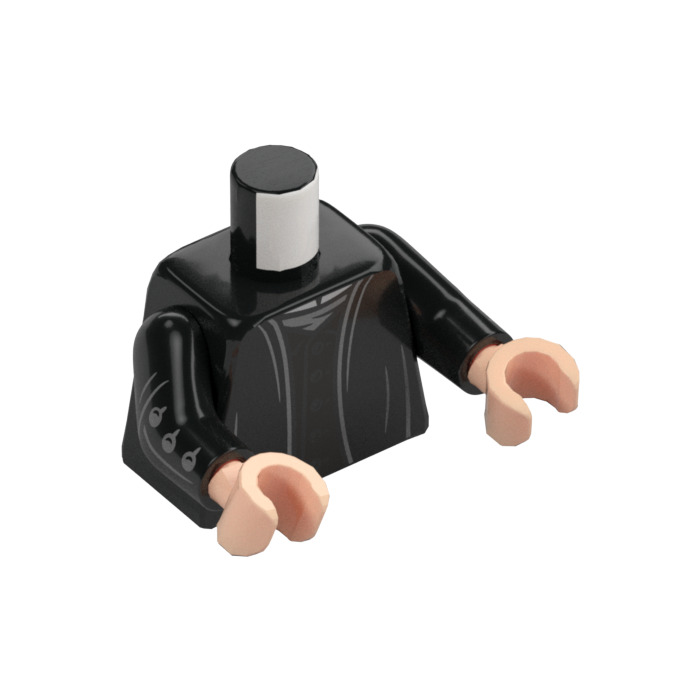 LEGO Black Professor Severus Snape with Silver Vest Minifig Torso (973 ...