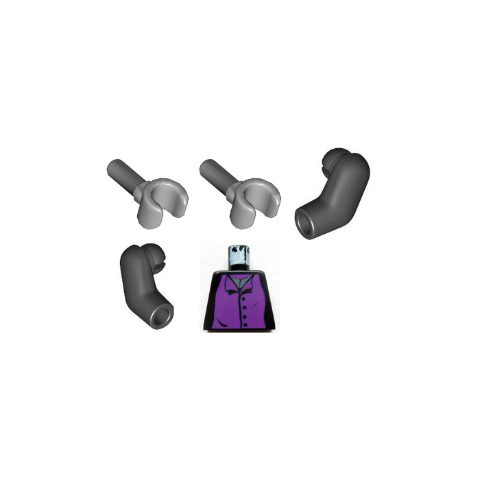 LEGO Black Professor Snape Torso (973 / 73403) | Brick Owl - LEGO ...