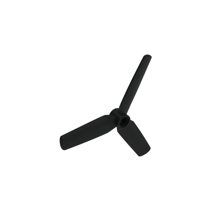 LEGO Black Propeller 3 Blade 9 Diameter without Recessed Center (30332 ...