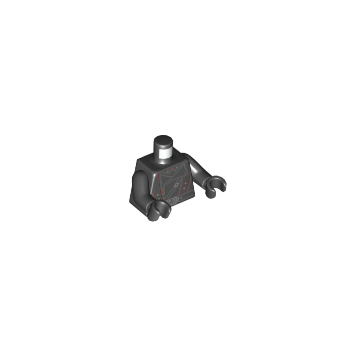 LEGO Red Skull with Black Belt Minifig Torso (3814 / 76382) | Brick Owl