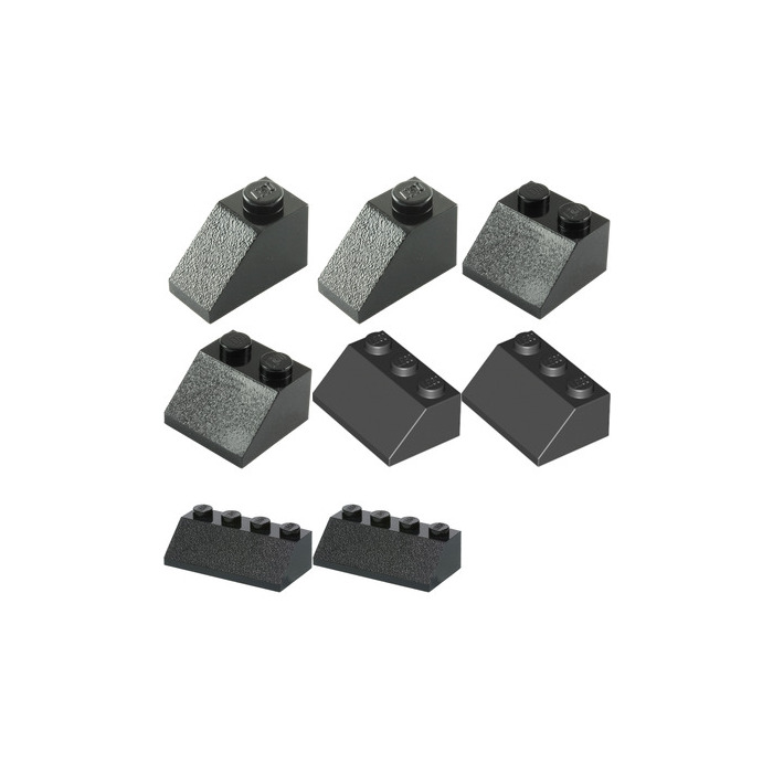 LEGO Black Roof Tiles Set 10161 | Brick Owl - LEGO Marketplace