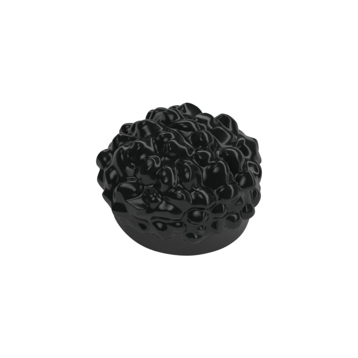 LEGO Black Short Coiled Hair with Short Sides (80682) | Brick Owl