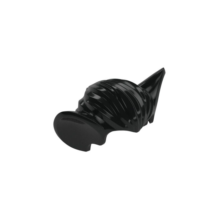 LEGO Black Short Hair with Bat Ears (10301) | Brick Owl