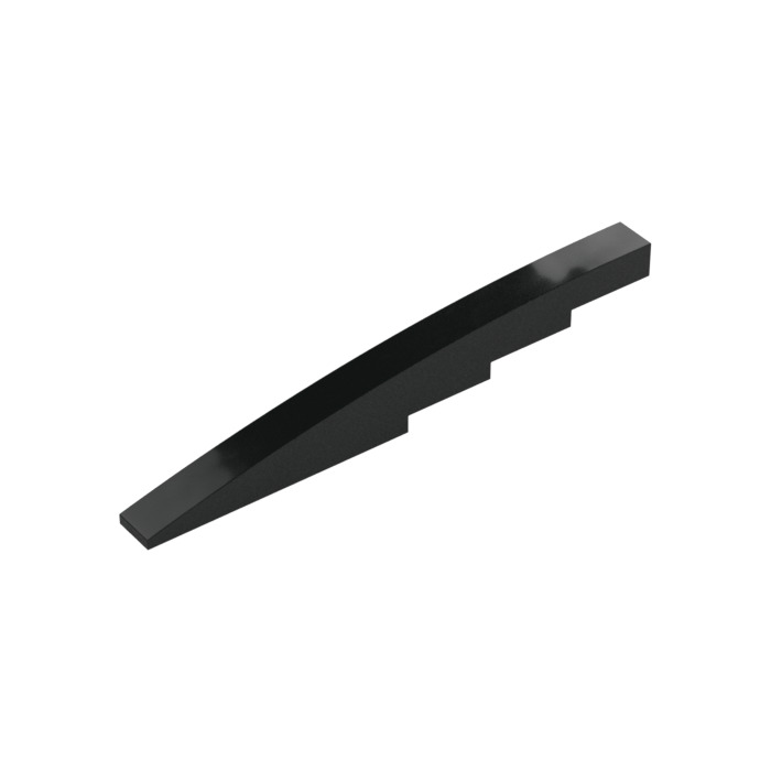 LEGO Black Slope 1 x 12 Curved (7236) | Brick Owl