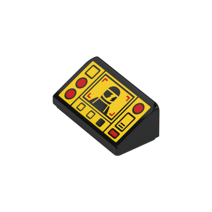 LEGO Slope 1 x 2 (31°) with Control Panel wth Minifigure (85984 / ...