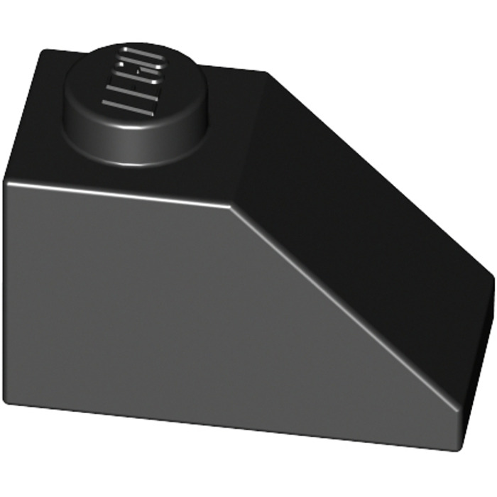 LEGO Black Slope 1 x 2 (45°) (3040 / 6270) | Brick Owl - LEGO Marketplace