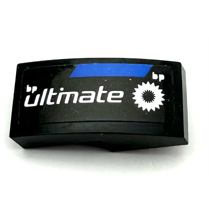 LEGO Slope 1 x 2 Curved with bp ultimate (right) Sticker (3593) | Brick ...