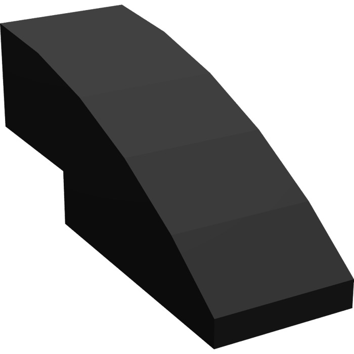 LEGO Black Slope 1 x 3 Curved (50950) | Brick Owl - LEGO Marketplace