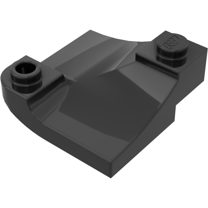 LEGO Black Slope 1 x 3 x 3 Curved Corner Double (73682) | Brick Owl ...