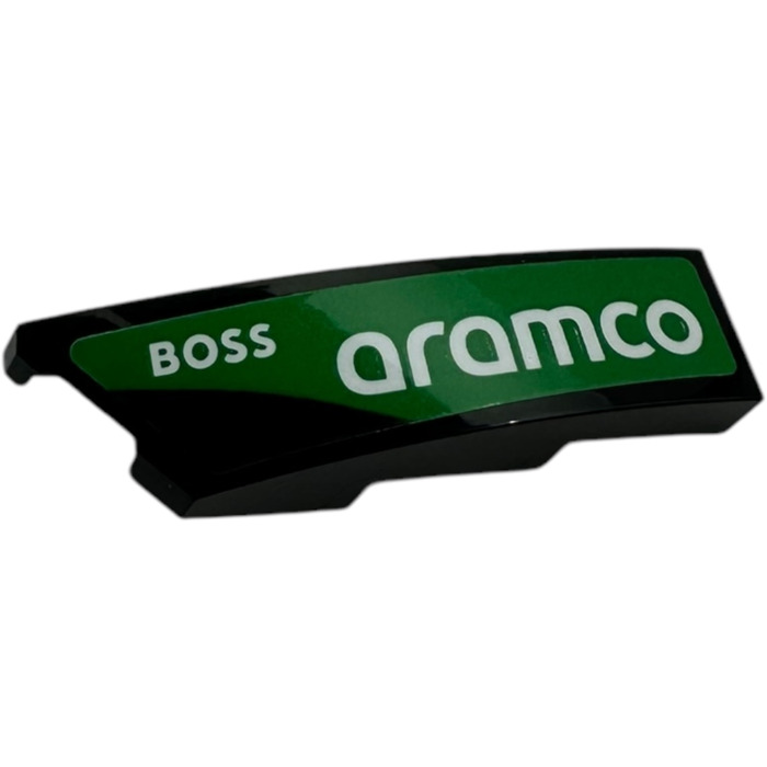 LEGO Slope 1 x 4 Angled Left with BOSS and aramco Sticker (5415 ...