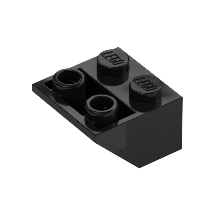 LEGO Black Slope 2 x 2 (45°) Inverted (3660 / 7261) | Brick Owl