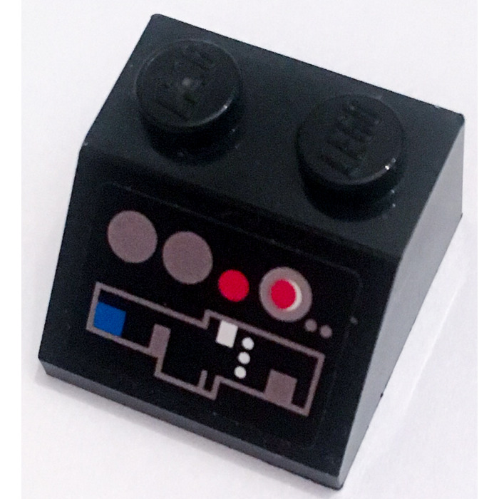 LEGO Slope 2 x 2 (45°) with Control Panel 10188 Sticker (3039) | Brick ...
