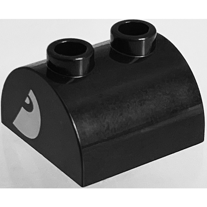 LEGO Black Slope 2 x 2 Curved with 2 Studs on Top with Eye (30165 / ...