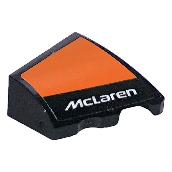 LEGO Slope 2 x 2 x 0.6 Curved Angled Right with McLaren Sticker (5093 ...