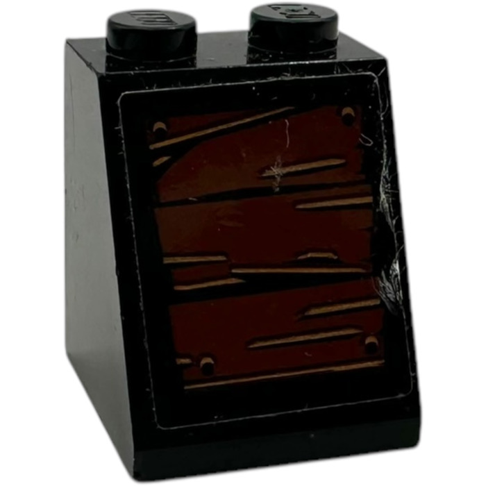 LEGO Slope 2 x 2 x 2 (65°) with Wooden panels (across) Sticker with ...