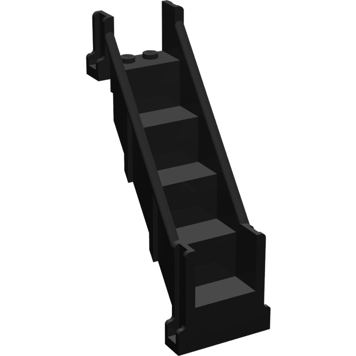 LEGO Black Staircase 4 x 6 x 7 1/3 Enclosed Straight (4784) | Brick Owl ...