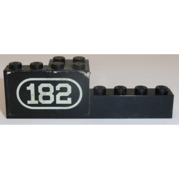 LEGO Stickered Assembly 2x8x2 with '182' (left) from Set 182 | Brick ...