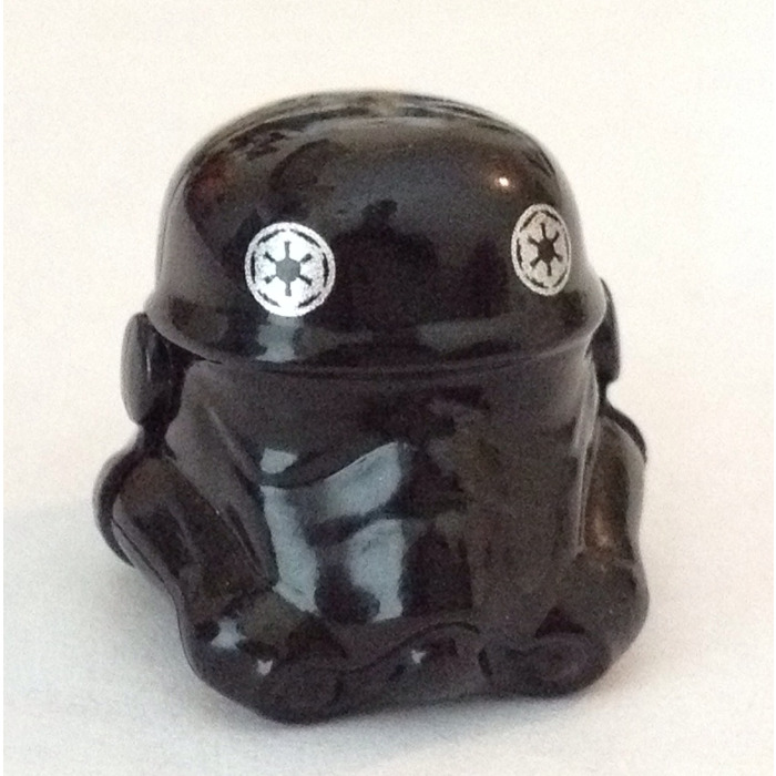 LEGO Black Stormtrooper Helmet with TIE Pilot Pattern (30408 / 84467 ...