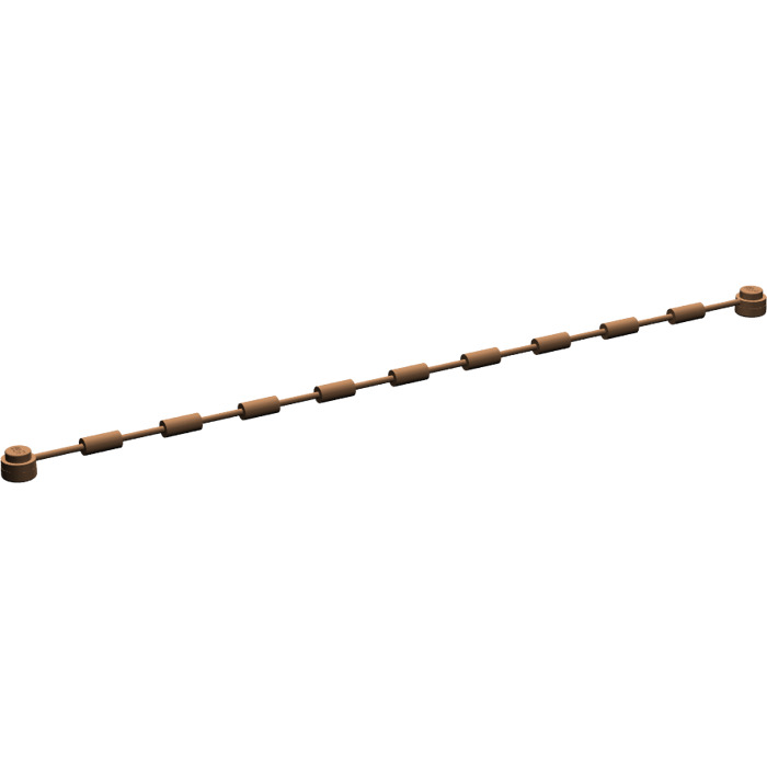 LEGO String with Brown Coupling Points and End Studs 1 x 21 (76391 ...