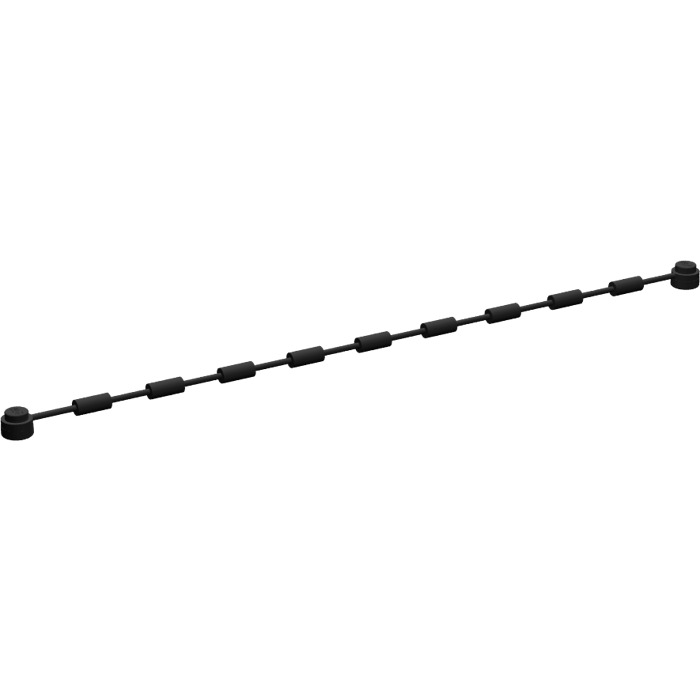 LEGO Black String with Coupling Points and End Studs 1 x 21 (1155 / ...