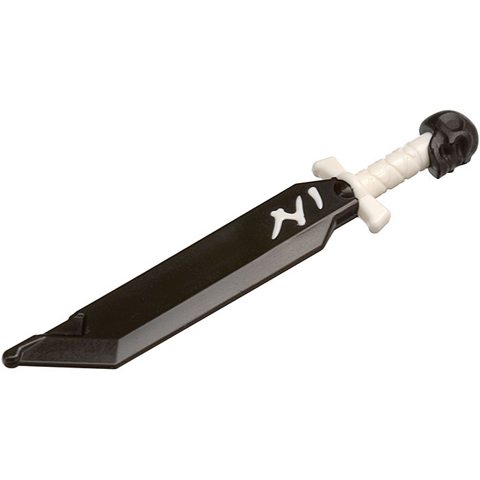 LEGO Sword with Skull Pommel and White Hilt (66954) | Brick Owl - LEGO ...