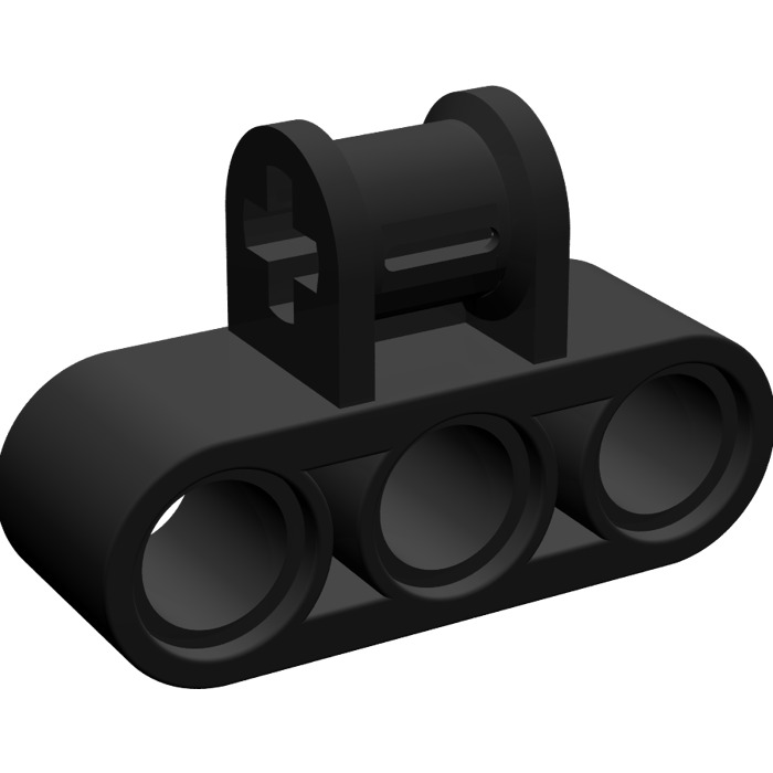 LEGO Black Technic Cross Block 3 x 2 (Axle/Triple Pin) (42191 / 63869 ...