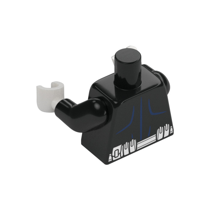 LEGO Black The Punisher Minifig Torso (973 / 76382) | Brick Owl