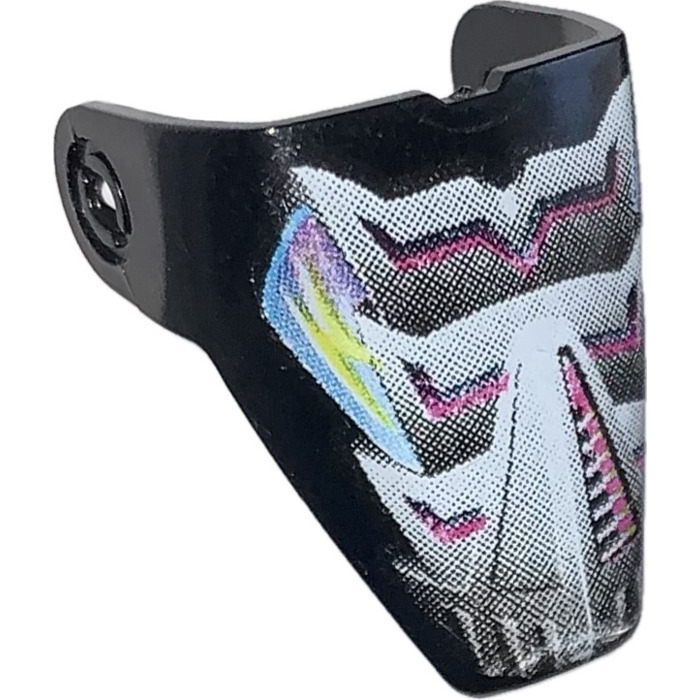 LEGO Black Throwbot Visor with Spark Pattern (32169 / 84367) | Brick ...