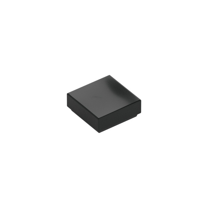 LEGO Black Tile 1 x 1 with Groove (3070 / 113480) | Brick Owl