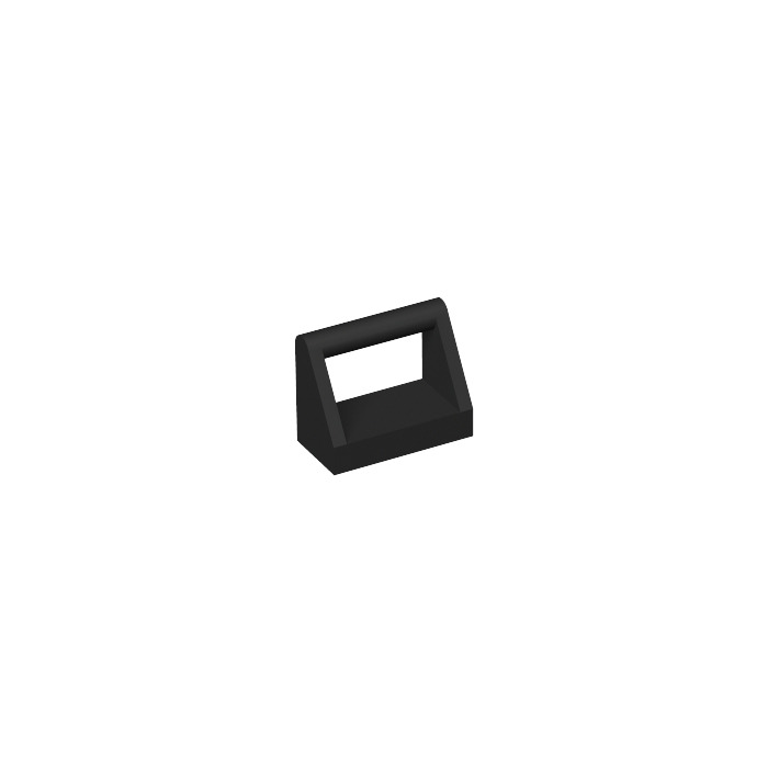 LEGO Black Tile 1 x 2 with Handle (2432) | Brick Owl - LEGO Marketplace