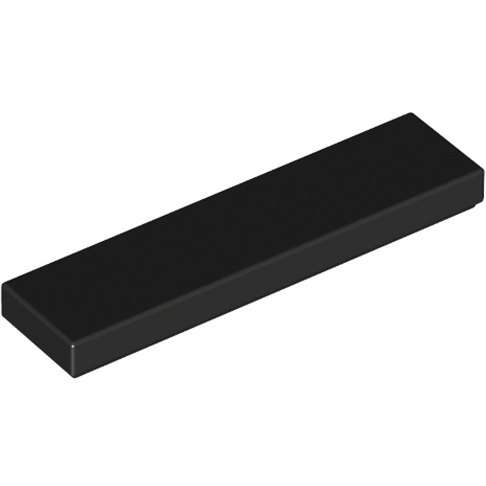 LEGO Black Tile 1 x 4 (2431 / 35371) | Brick Owl - LEGO Marketplace