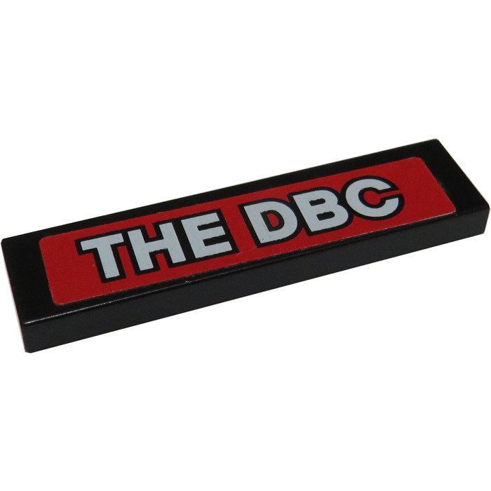 LEGO Tile 1 x 4 with The DBC Sticker (2431) | Brick Owl - LEGO Marketplace