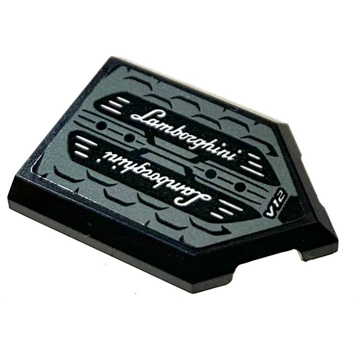 LEGO Tile 2 x 3 Pentagonal with Lamborghini Sticker (22385) | Brick Owl ...