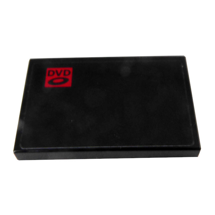 LEGO Tile 2 x 3 with 'DVD' in Red Square Sticker (26603) | Brick Owl ...