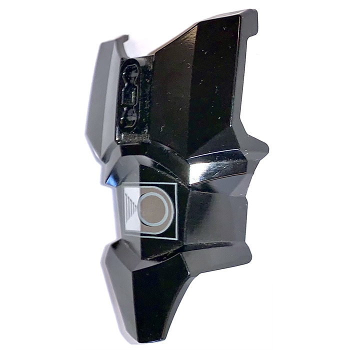 LEGO Black Torso Armor with Chest Holes with Large Belt Buckle, 'Darth ...