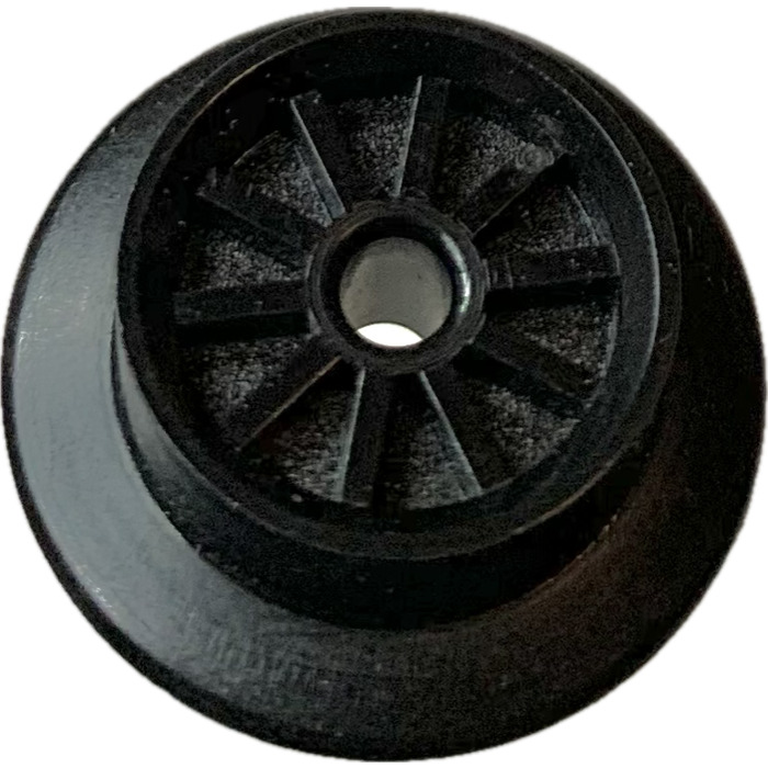 LEGO Black Train Wheel Ø23 with Spokes and Freestyle Pin Hole | Brick Owl