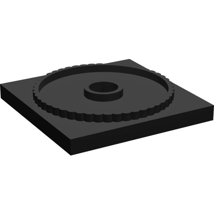 LEGO Black Turntable 4 x 4 Flat Square Base (61485) | Brick Owl - LEGO ...