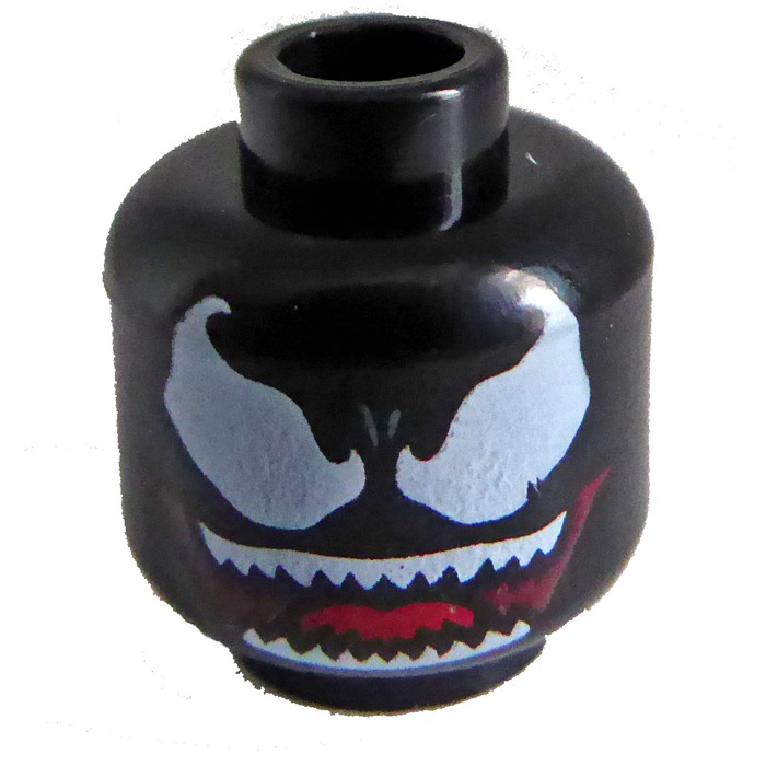 LEGO Black Venom Minifigure Head (3626 / 45965) | Brick Owl - LEGO ...