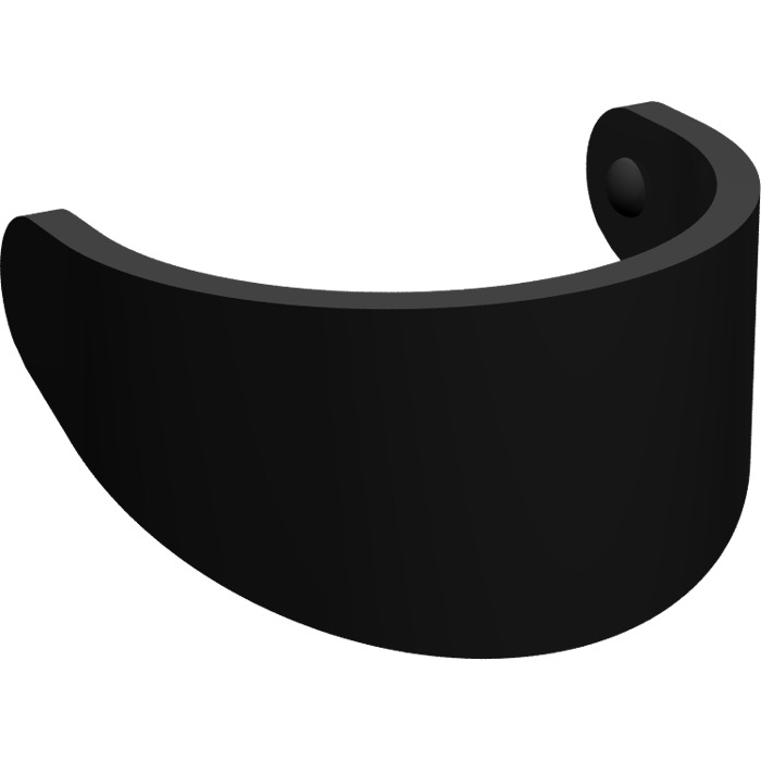 LEGO Black Visor - Standard (2447 / 35334) | Brick Owl - LEGO Marketplace