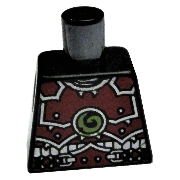 LEGO Black Warrior Torso without Arms (973) | Brick Owl - LEGO Marketplace
