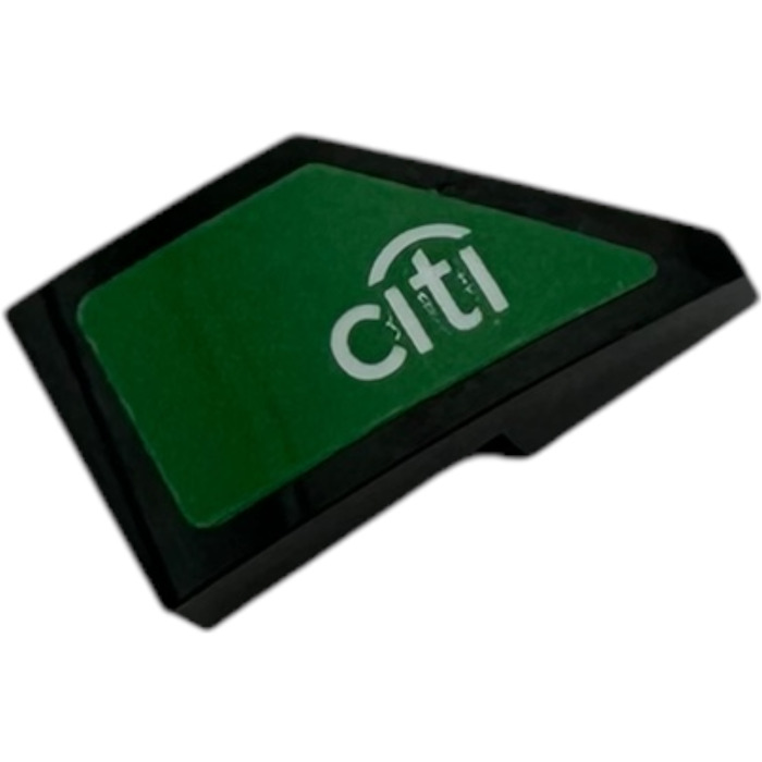 LEGO Wedge 1 x 2 Left with 'citi' logo Sticker (29120) | Brick Owl ...