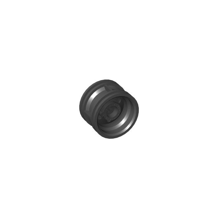 LEGO Black Wheel Rim Ø30 x 20 with No Pinholes, with Reinforced Rim ...
