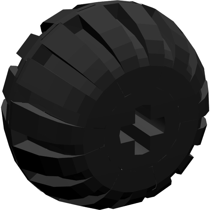 LEGO Black Wheel with Balloon Tire (4288) | Brick Owl - LEGO Marketplace