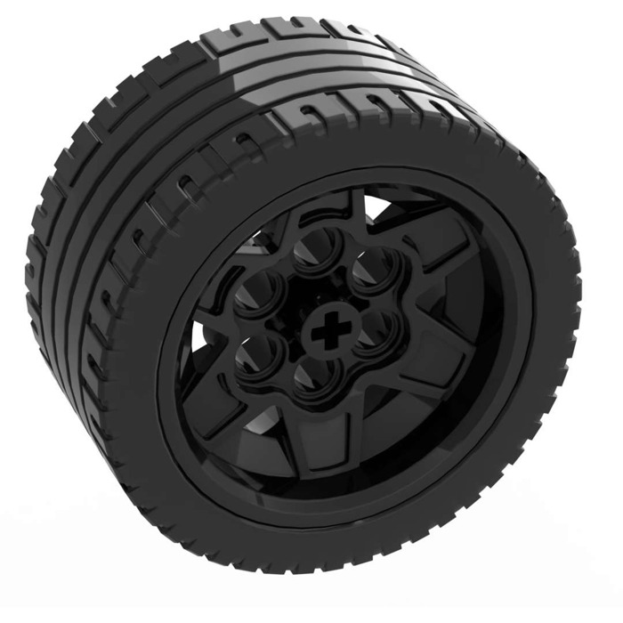 LEGO Wheel with Tire | Brick Owl - LEGO Marketplace