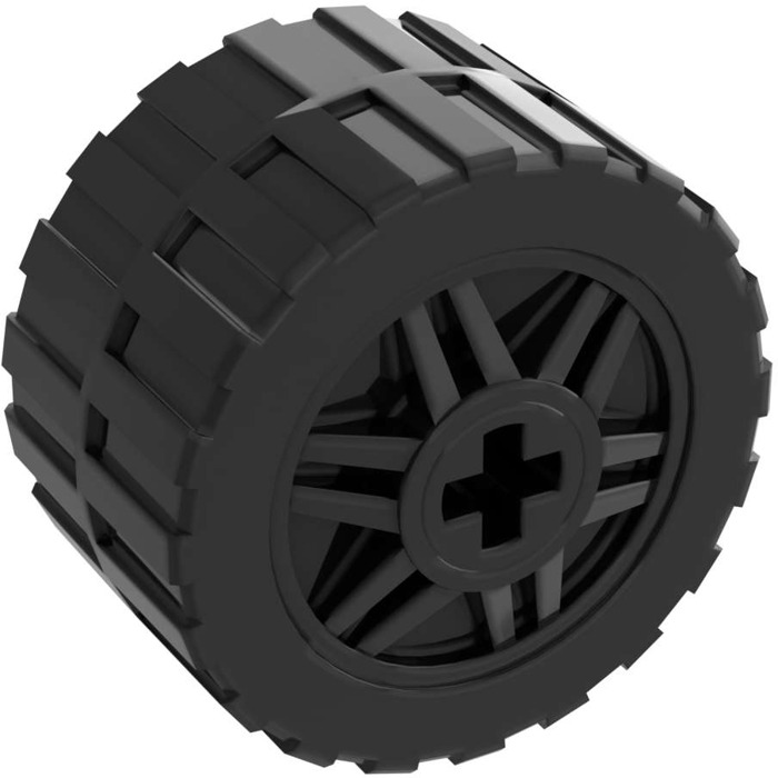 LEGO Wheel with Tire | Brick Owl - LEGO Marketplace