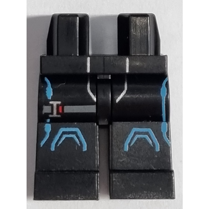 LEGO Black Widow with Short Hair with Printed Legs and Dark Azure Trim ...