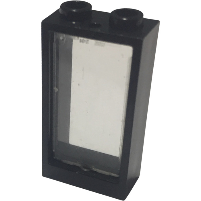 LEGO Black Window 1 x 2 x 3 with Transparent Glass | Brick Owl - LEGO ...